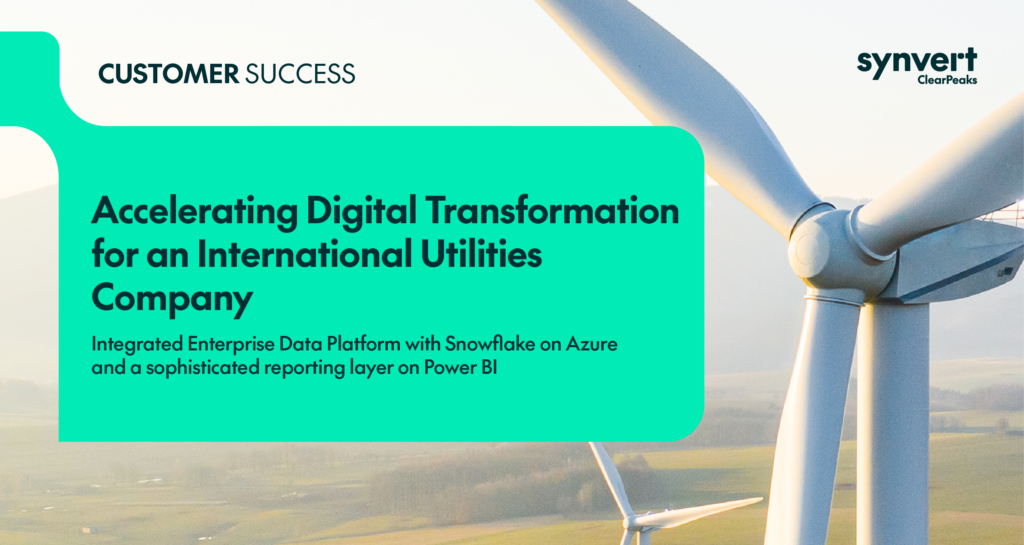 Accelerating Digital Transformation for a Utilities Company ...