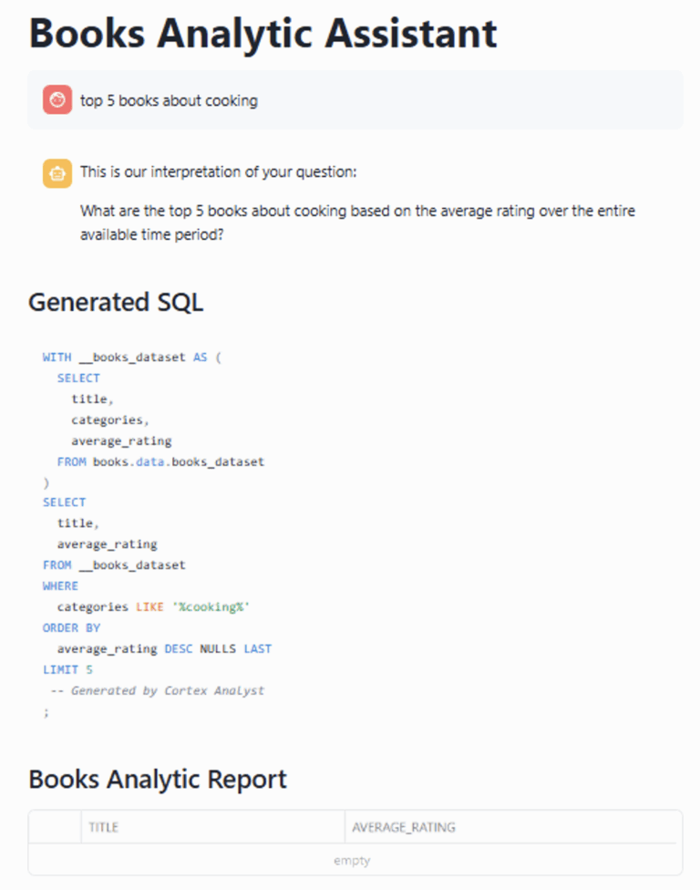 Exploring Snowflake Cortex AI Solutions for Chatbots (Cortex Analyst ...